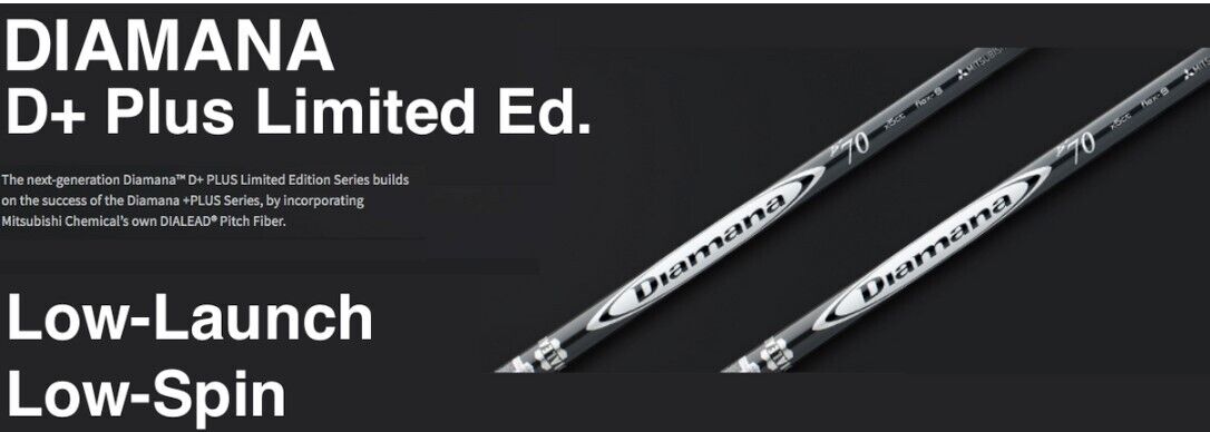 DIAMANA MITSUBISHI GOLF SHAFTS D+ LIMITED GOLF SHAFT + CUSTOM FIT ADAP ...