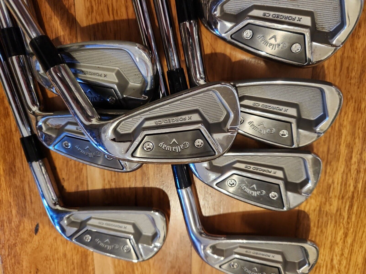 TOUR ISSUE CALLAWAY X FORGED RAW 21' IRONS - 3I-PW – The Golf Bay