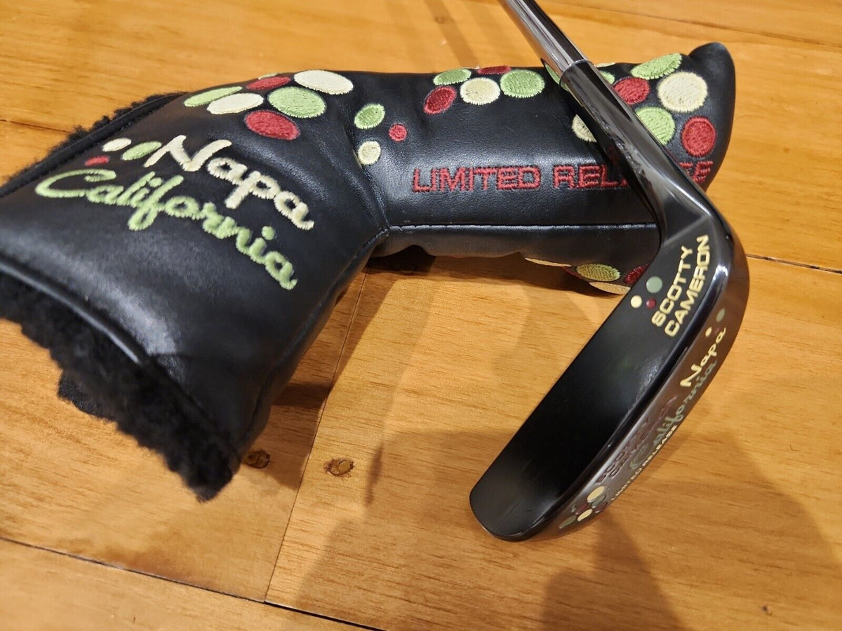 SCOTTY CAMERON LIMITED RELEASE NAPA CALIFORNIA PUTTER and HEAD COVER ...